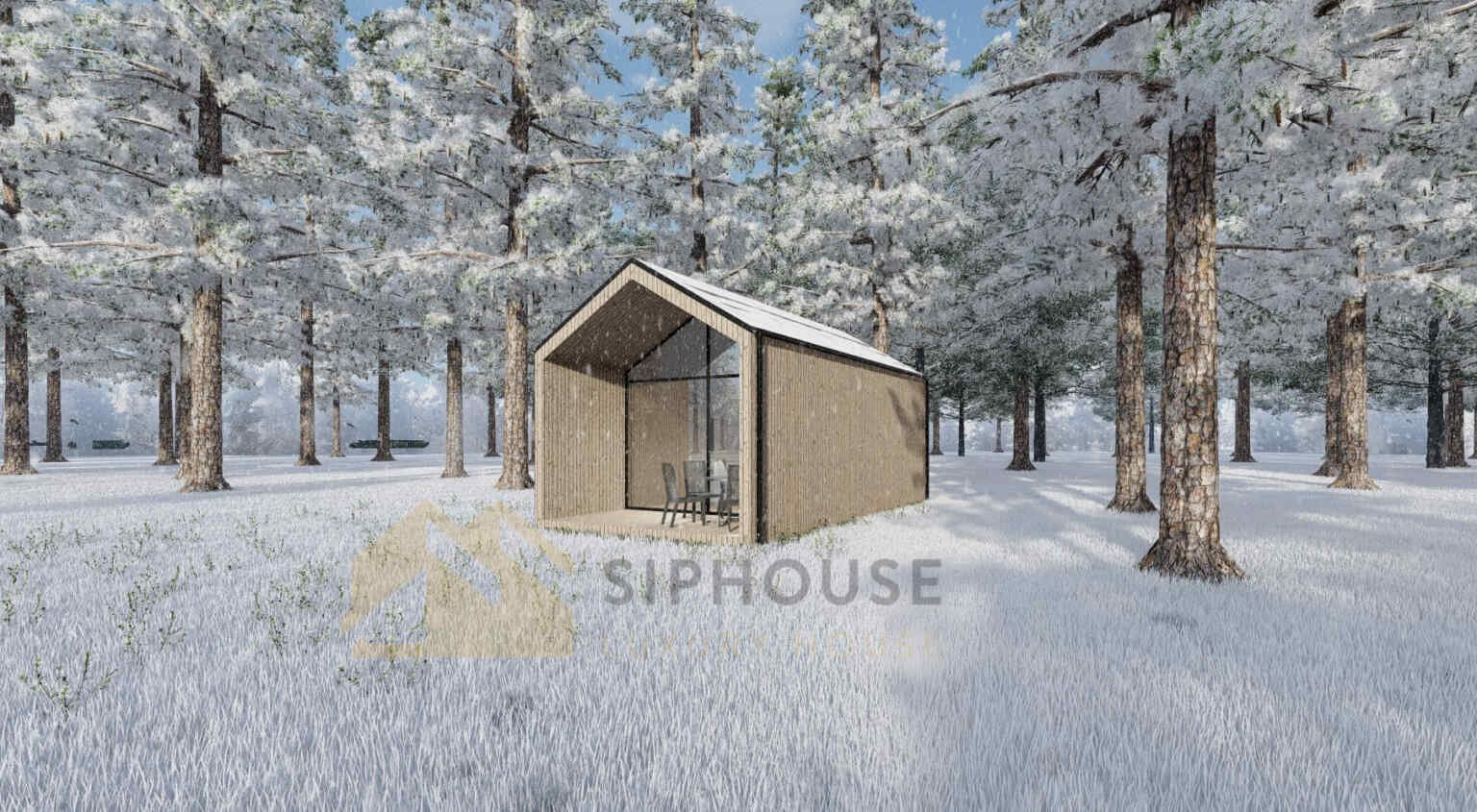 Eristetty Piharakennus Beirut, 29 m² - SipHouse