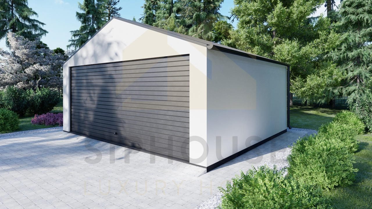 Moderni Autotalli Exeter, 28 m² - SipHouse