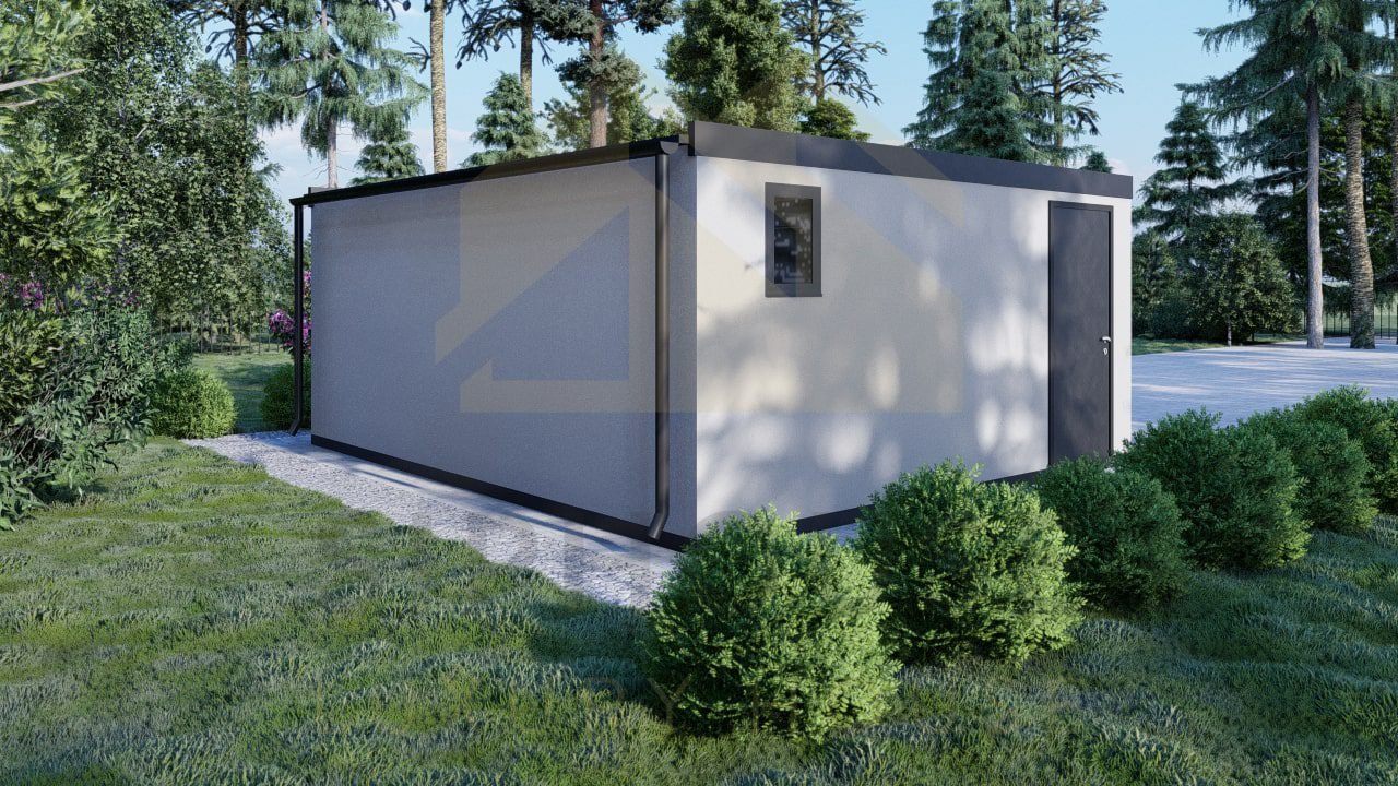 Moderni Autotalli Falmouth, 28 m² - SipHouse