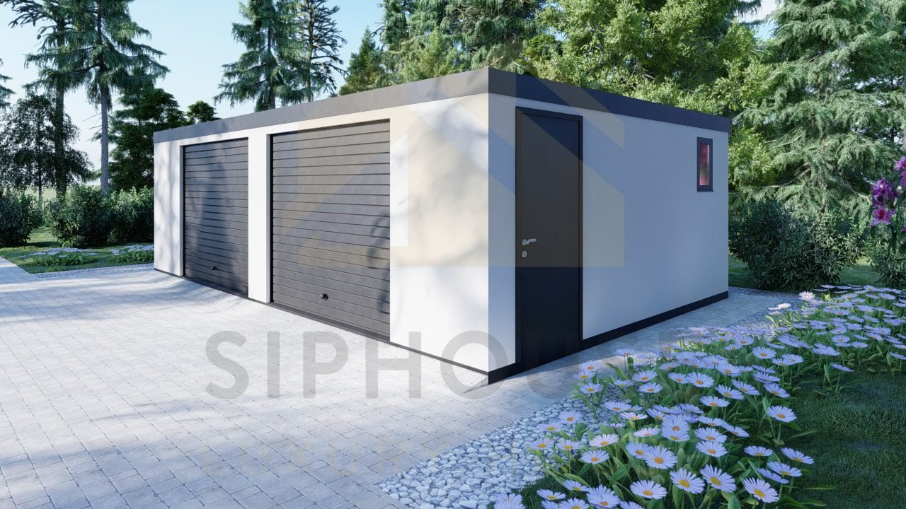 Moderni Autotalli Marazion, 38 m² - SipHouse