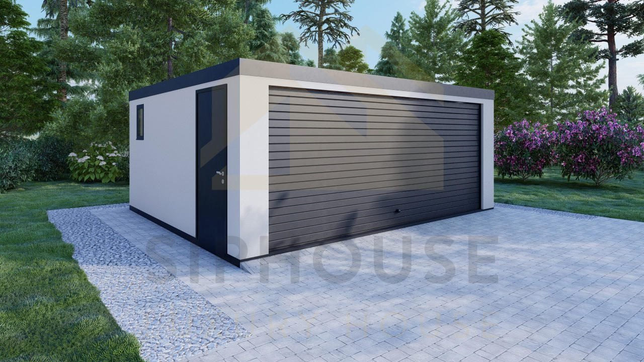 Moderni Autotalli Swanage, 28 m² - SipHouse