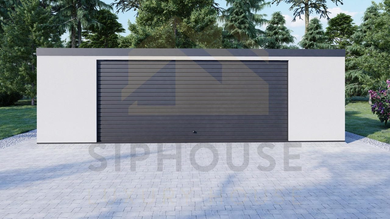 Moderni Autotalli Tregarne, 38 m² - SipHouse